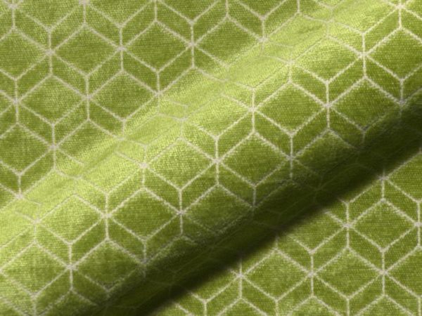 Retro 638 moderne hochwertige Polsterstoffe grün » Möbelstoffparadies