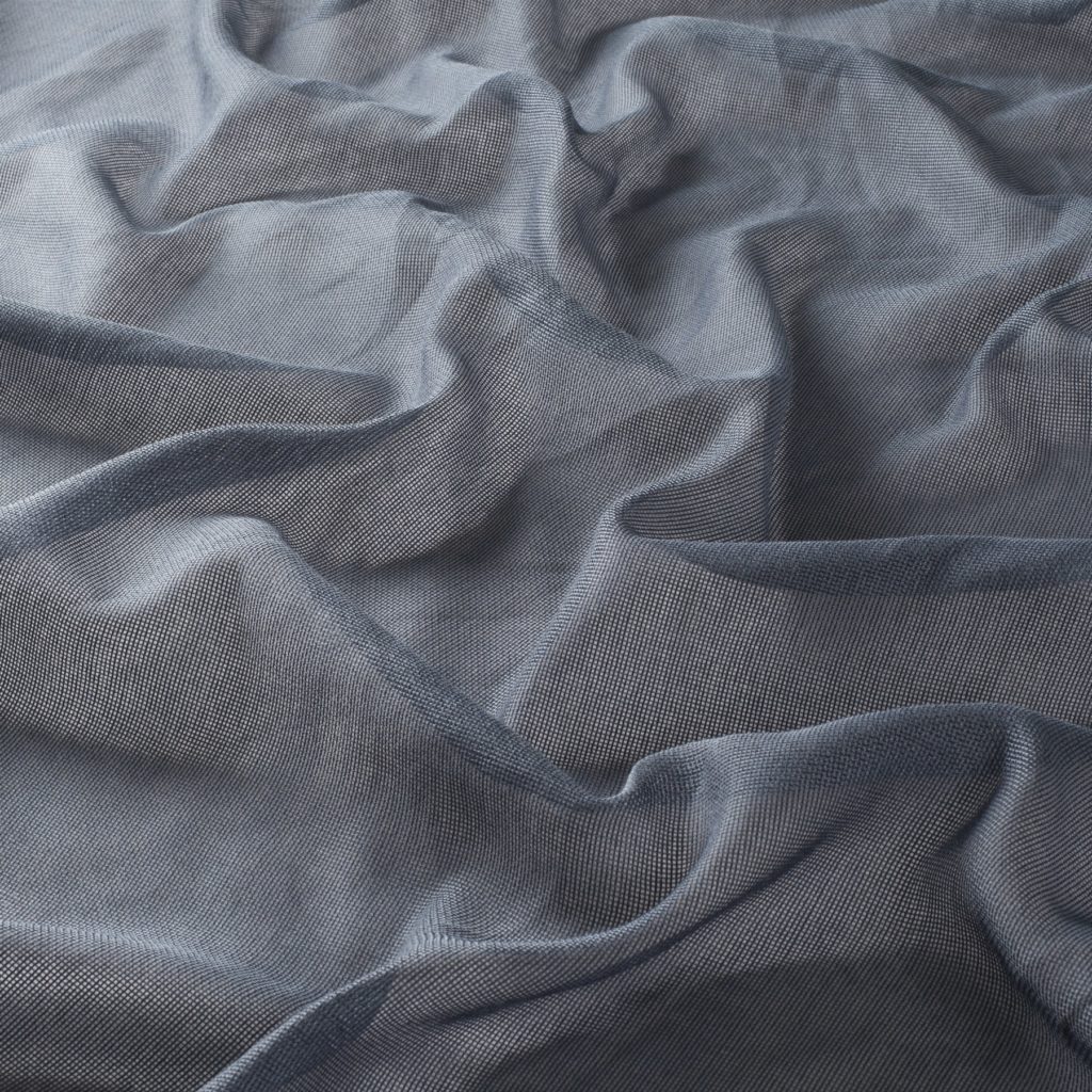 1-6966-050 Haze transparente Jab Gardinen Meterware blau ...